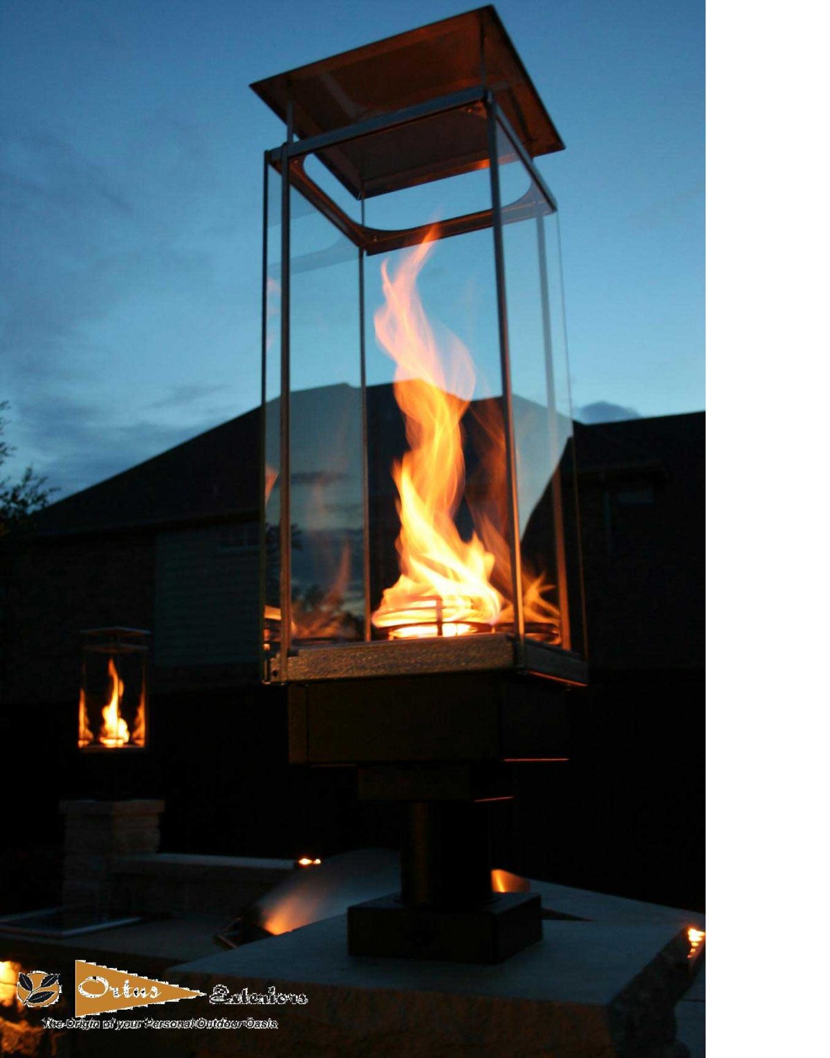 Lopi Tempest Torch Outdoor Gas Fireplace | Lopi Fireplaces